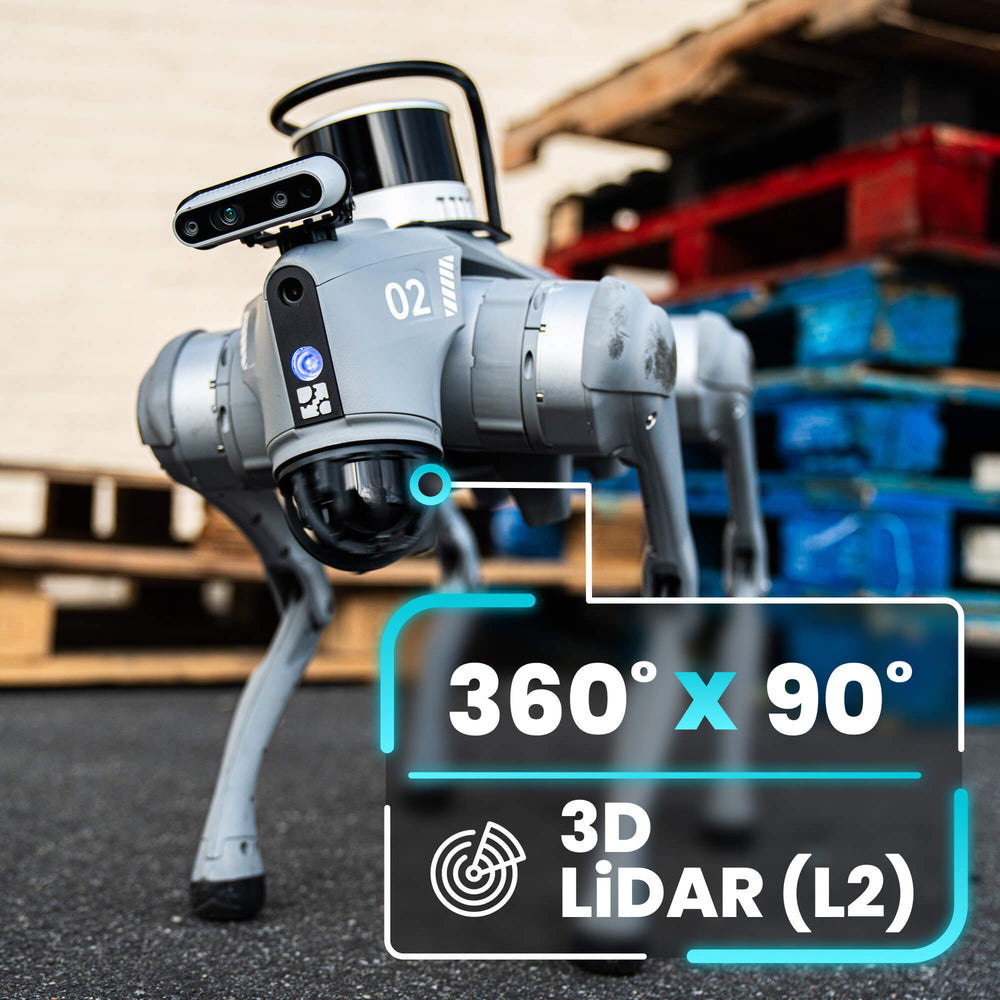 Go2 EDU+ (w/ XT16 LIDAR) AI Quadruped Robot Dog | Robostore – RoboStore